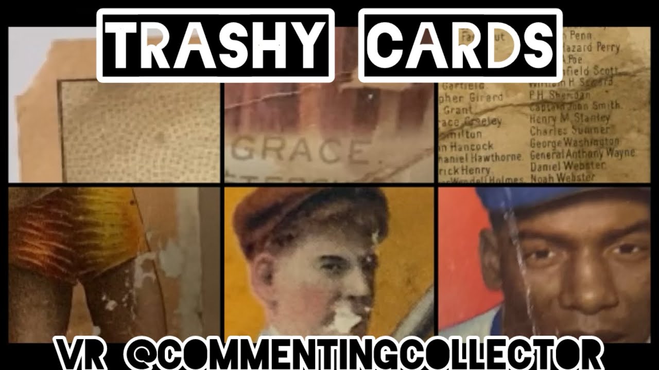 Trashy cards for Rob @commentingcollector VR Contest - YouTube