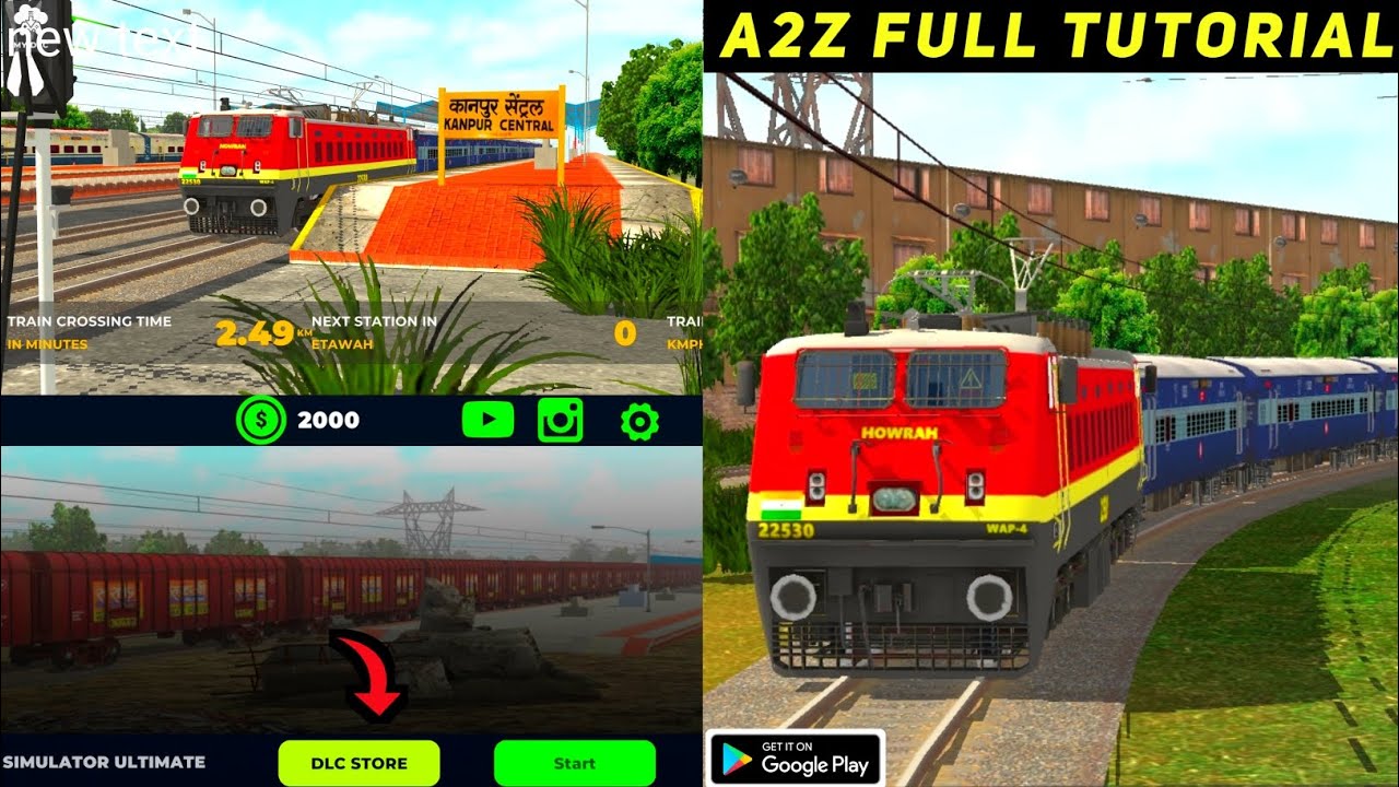 Indian Train Simulator : Ultimate | Full Tutorial and Review | DLC ...