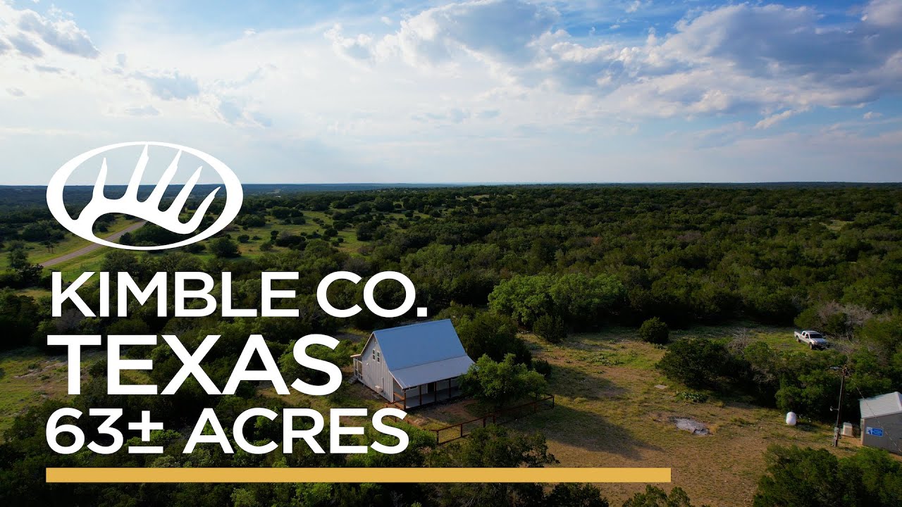 Kimble County, TX 63± Acres - YouTube