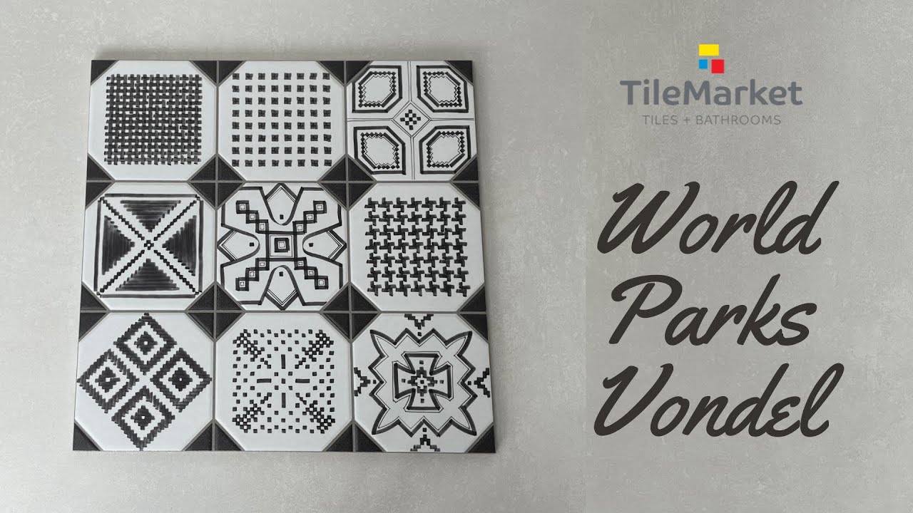 World Parks Vondel Tiles | 31.6cm x 31.6cm - YouTube
