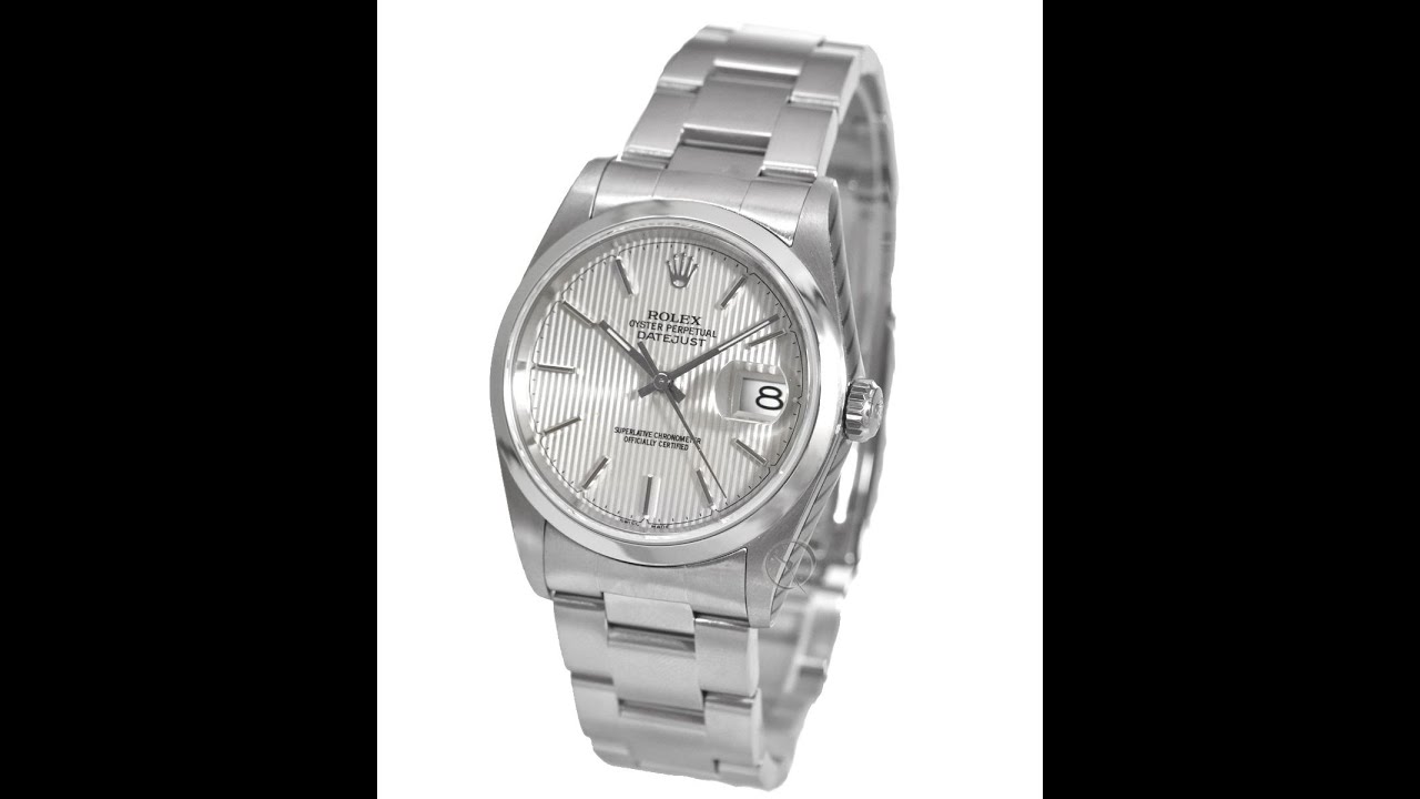 Rolex Datejust Ref. 16200 - Komplettrevision bei Rolex 12.2024 FM16818 ...