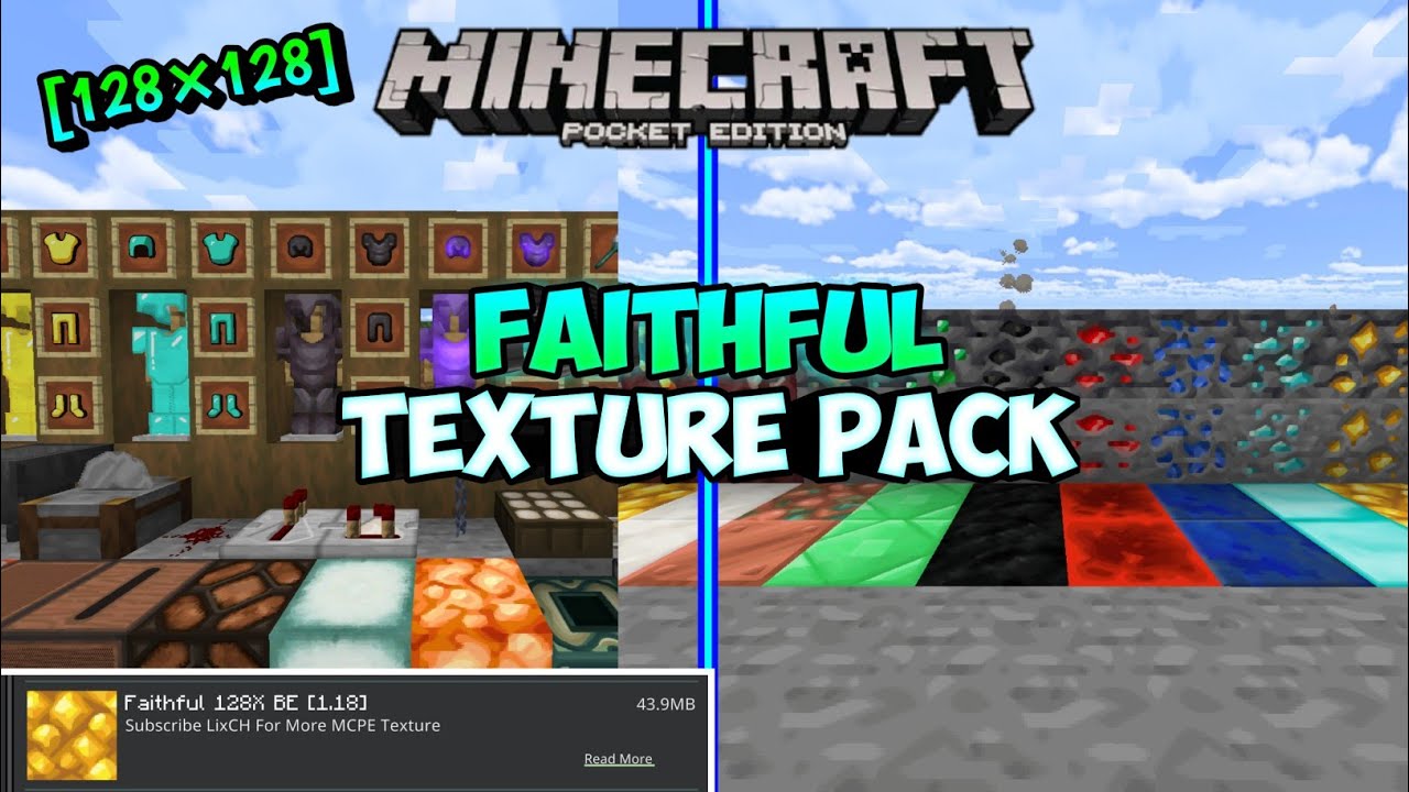 Top 1 Texture Pack Ultra Realistis | Faithful 128× Texture Pack ...