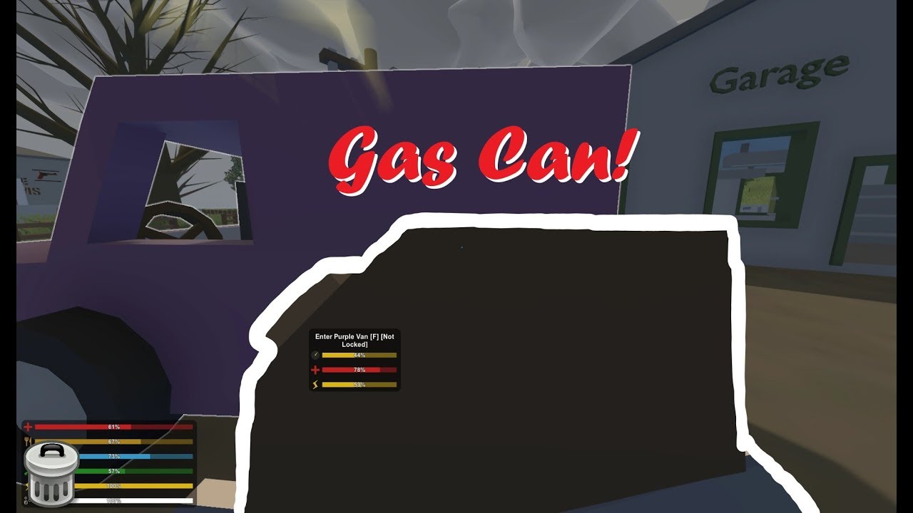 Crafting a Jerrycan! - Unturned France Map Survival #2 - YouTube