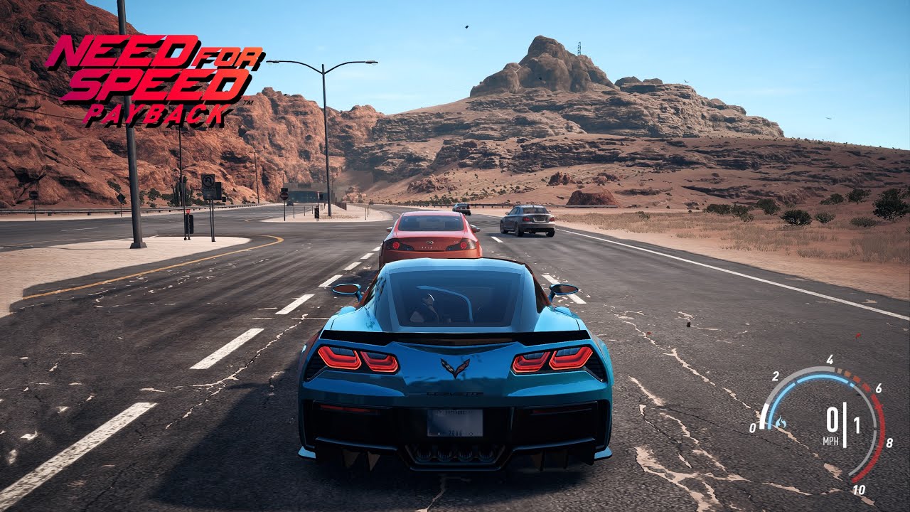 CHEVROLET CORVETTE GRAND SPORT FREE ROAM [NEED FOR SPEED PAYBACK] - YouTube