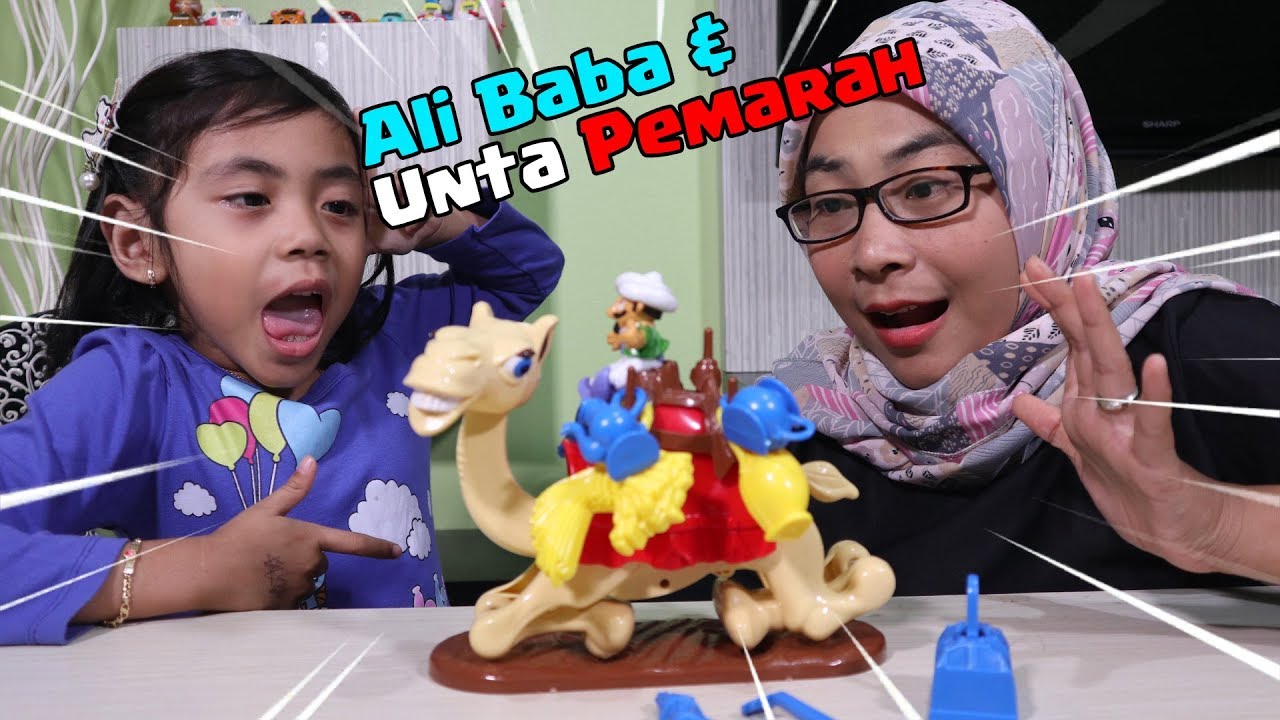 Bikin Kaget !! Challenge Ali Baba dan Unta Pemarah - YouTube
