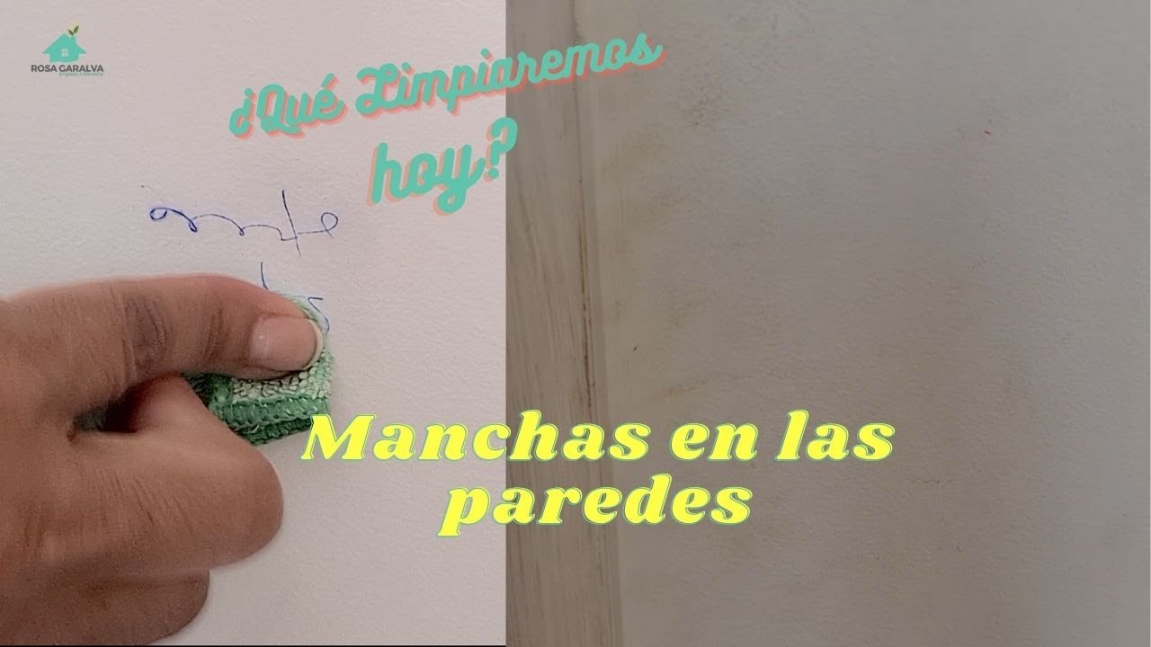 Paredes sucias, manchas de tinta en la pared - YouTube