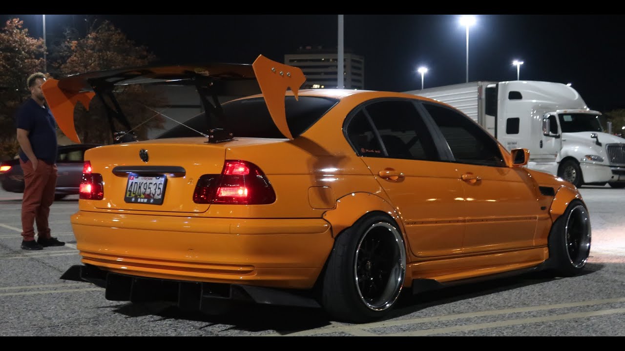 WIDE BODY 325i BMW E46 upgrade parts - YouTube