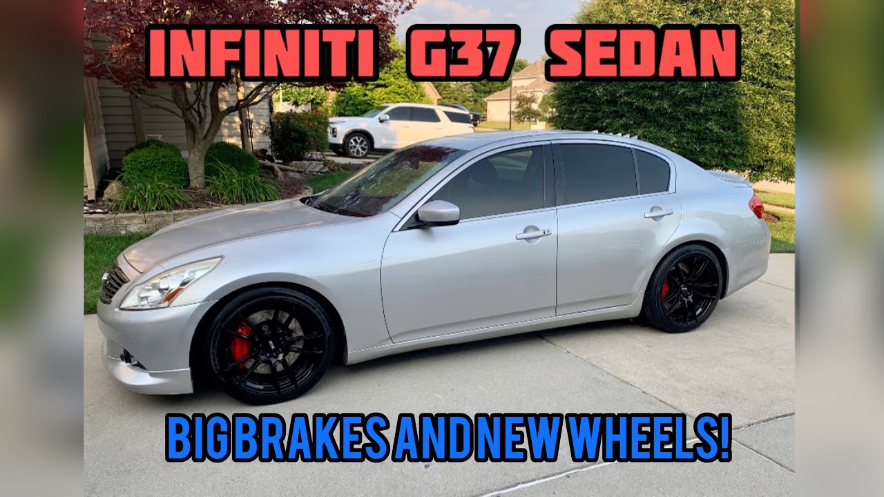 Project G37- big brakes and new wheels/tires! - YouTube