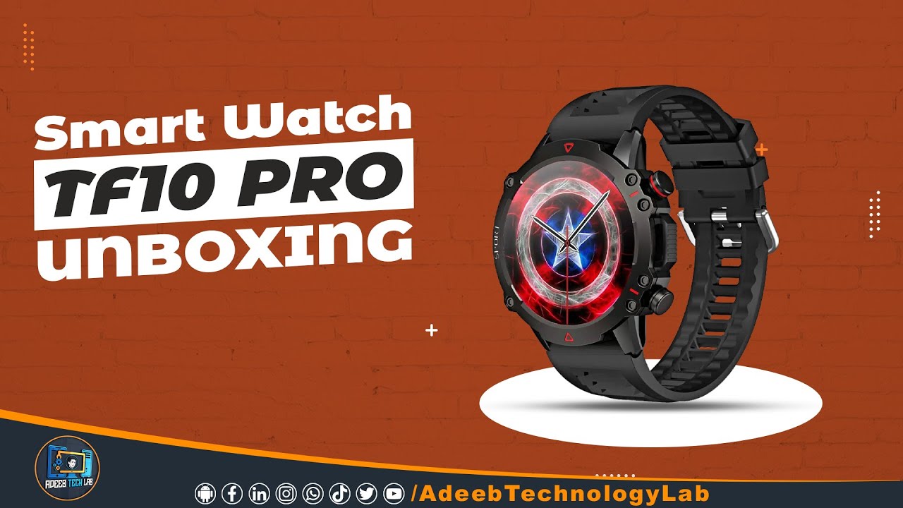 Unboxing the TF10 Pro Smart Watch! Best Features and Review - YouTube