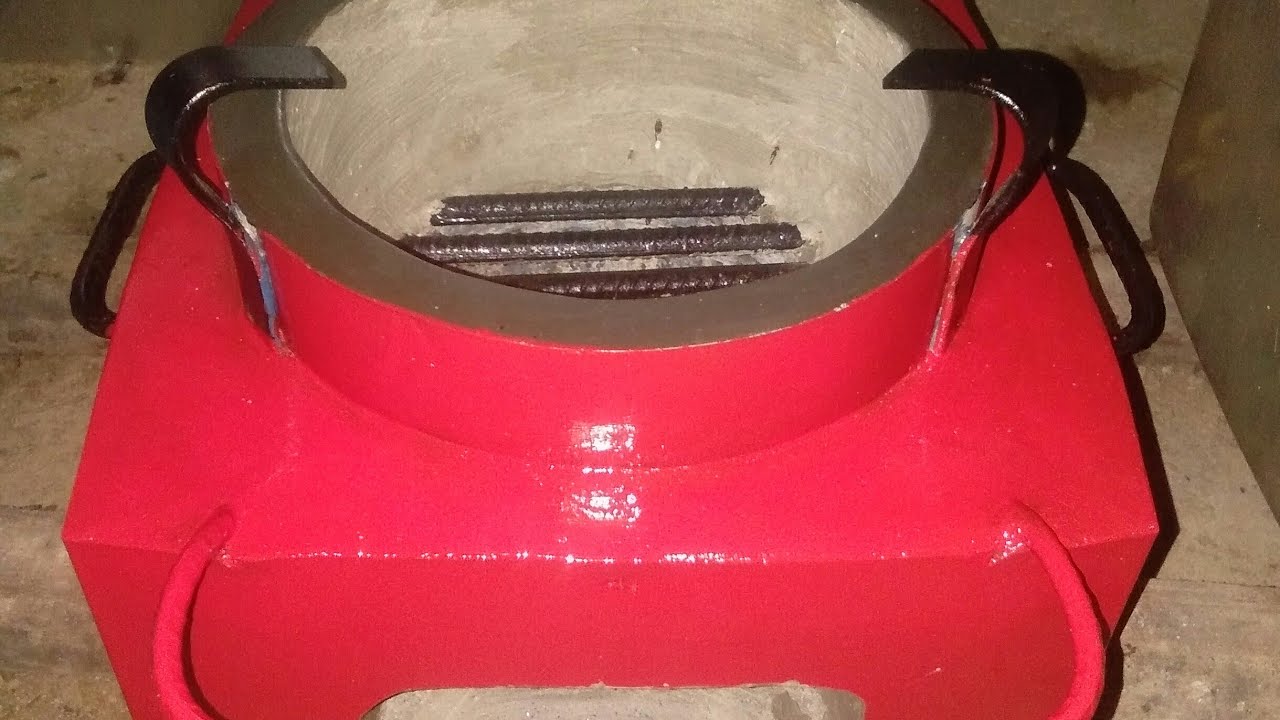 single burner Demo /kalan de uling with blower - YouTube