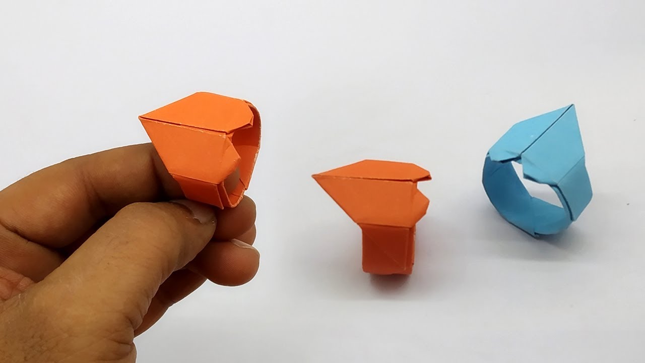 Paper Heart Ring - How To Make An Origami Love Ring For Valentine's Day ...