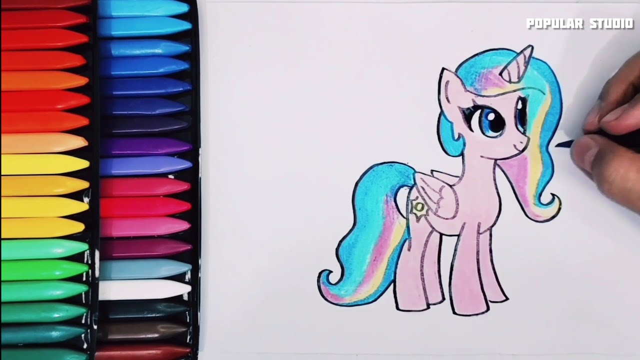 Amazing Secrets Revealed: Drawing and Coloring Princess Flurry Heart ...