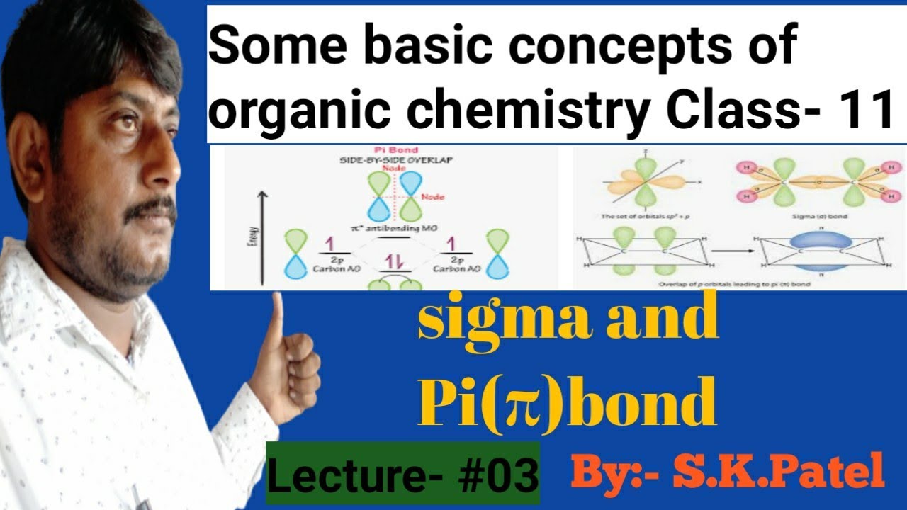Some basic concepts of organic chemistry||L-#03||sigma and Pi bond|| By ...