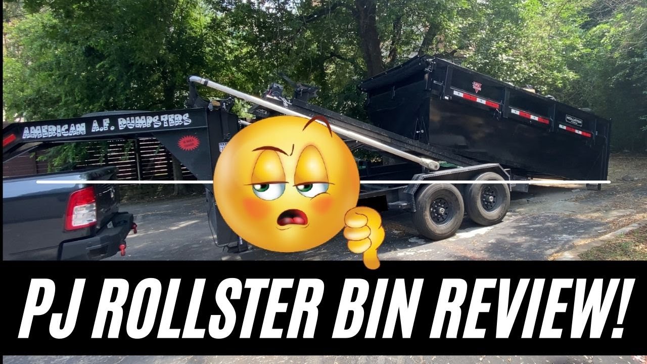 PJ Rollster Dumpster Bin Review (HONEST) - YouTube