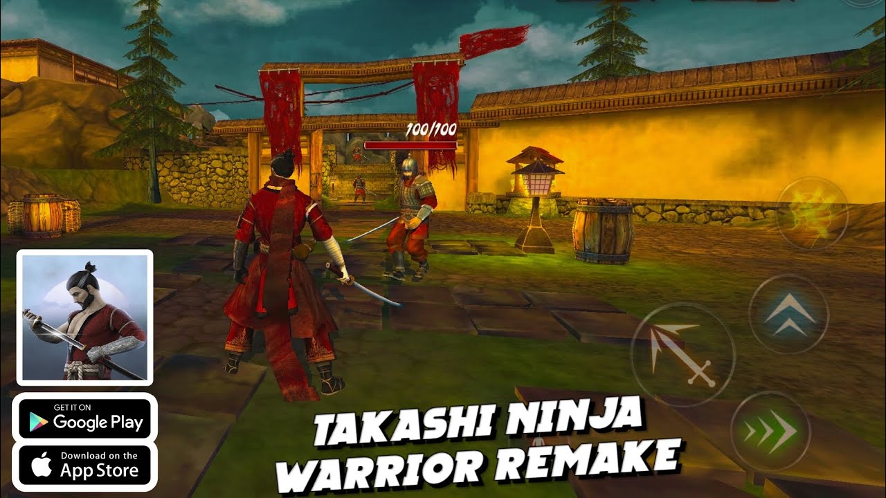 Takashi Ninja Warrior REMAKE (Android, iOS) Mobile Gameplay | Action ...