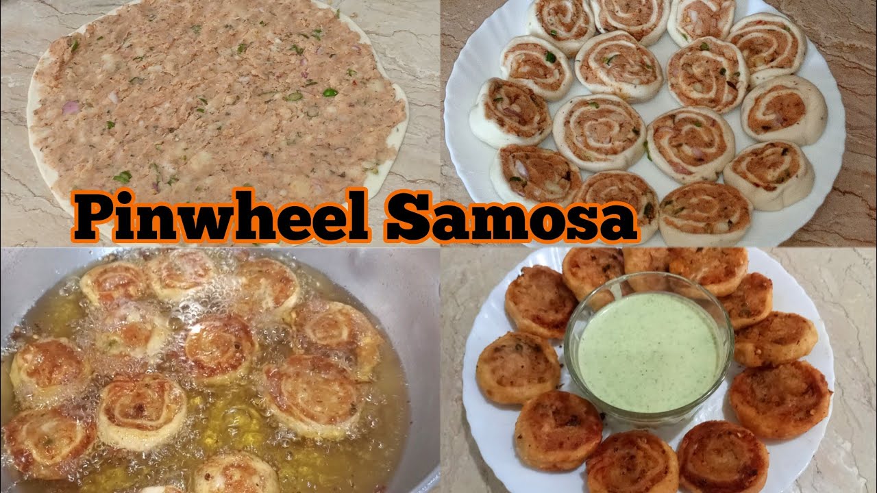 Potato Pinwheel Samosa Recipe | Wheel samosa recipe | Ramazan recipe ...