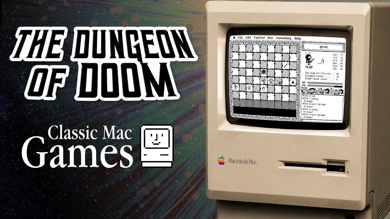 The Dungeon of Doom / Dungeon Revealed (1980's Macintosh Roguelike ...