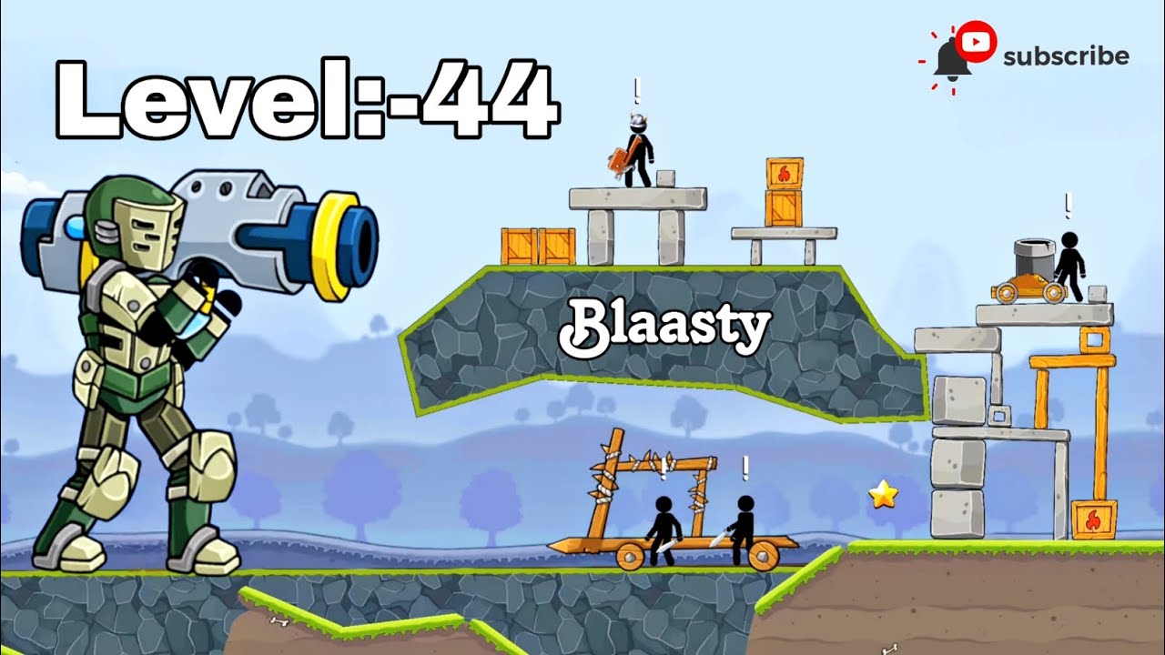 Boom Stick Game । Blaasti Level :-44/150 । how to complete level 44 ...