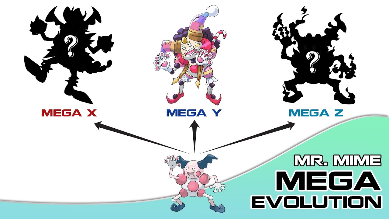 Full Gen 1 Mega Pokémon Mr. Mime Mega Evolutions X, Y, Z - YouTube