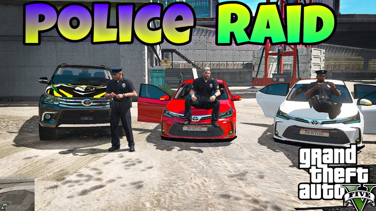 Police Raid|Cars Are Recover|GTA 5 mods|Real life|#mods #markhorgaming# ...