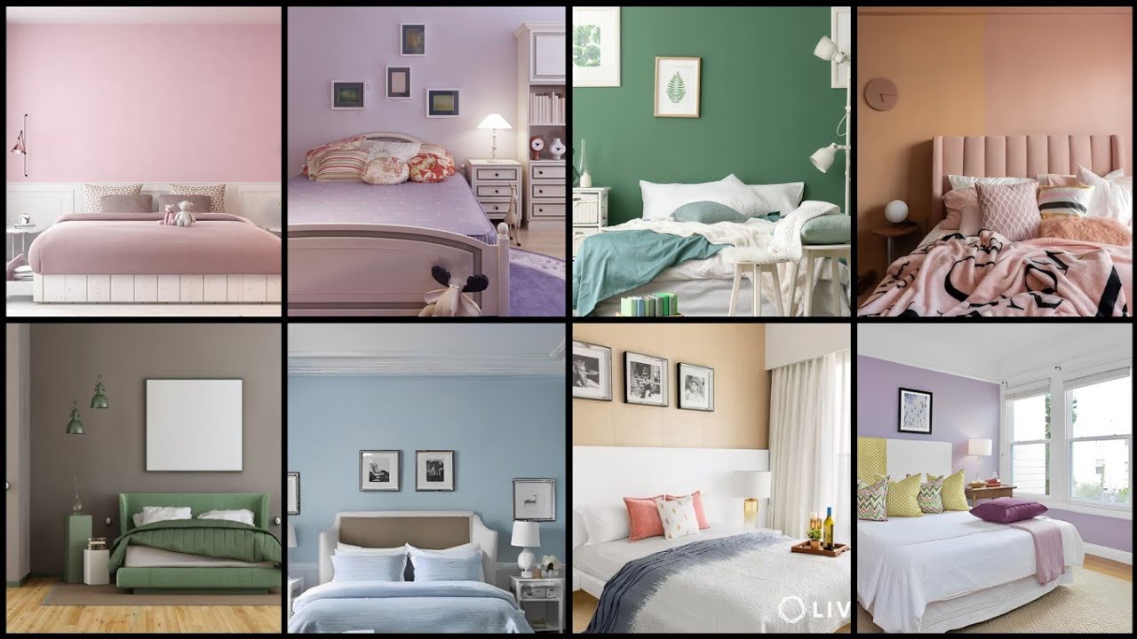 Beautiful Bedroom Wall Colours ideas 2025 | Latest Light Colour ...