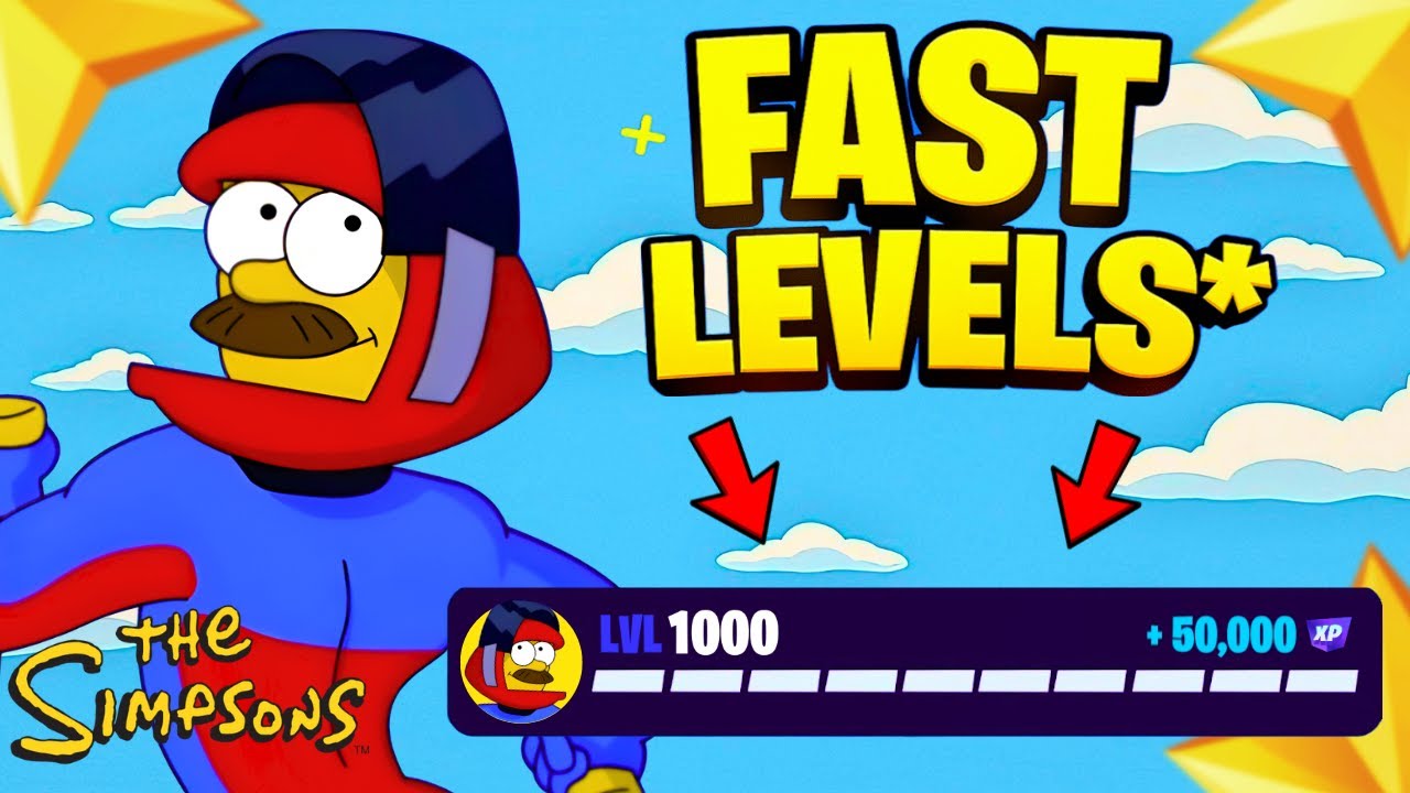 *NEW* Fortnite XP MAP How To LEVEL UP FAST in CHAPTER 6 SIMPSONS MINI ...
