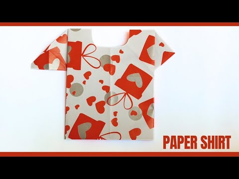 How To Make Easy Paper Shirt |Paper Craft |Diy Paper Shirt |Amazing ...