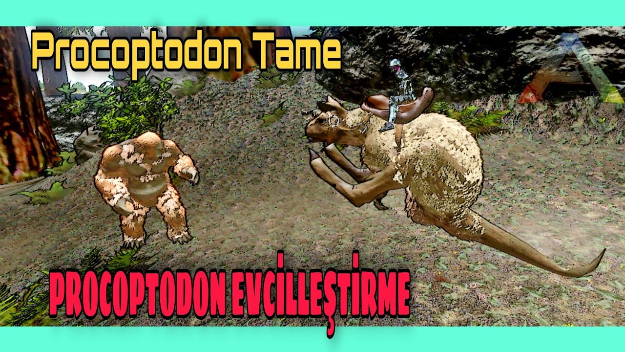 PROCOPTODON EVCİLLEŞTİRME | Ark Survival Evolved Mobile Türkçe ...