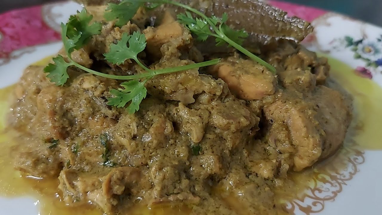 Hyderabadi dawatowala hara chicken recipe|Hara murg masala recipe in uniquestyle|Green ...