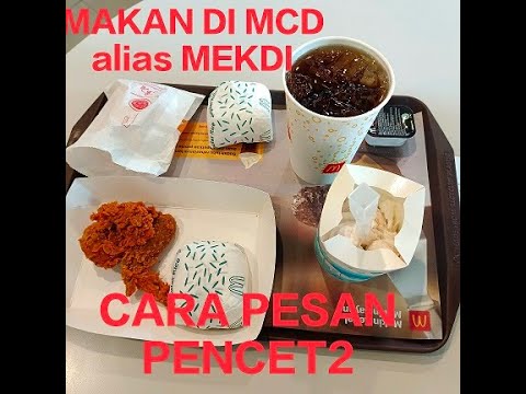 TUTORIAL PESAN MCD - MC DONALD - MEKDI BY SELF - PESAN DILAYAR - CARA ...