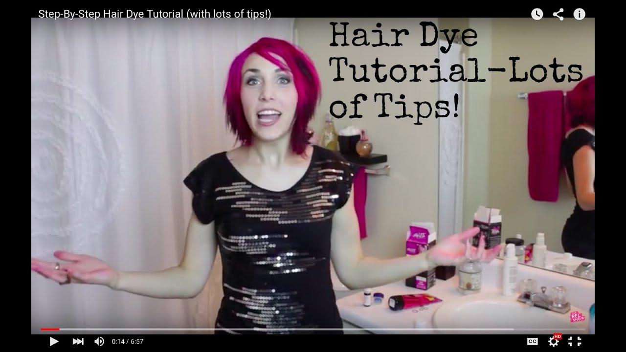 Step-By-Step Hair Dye Tutorial (with lots of tips!) - YouTube