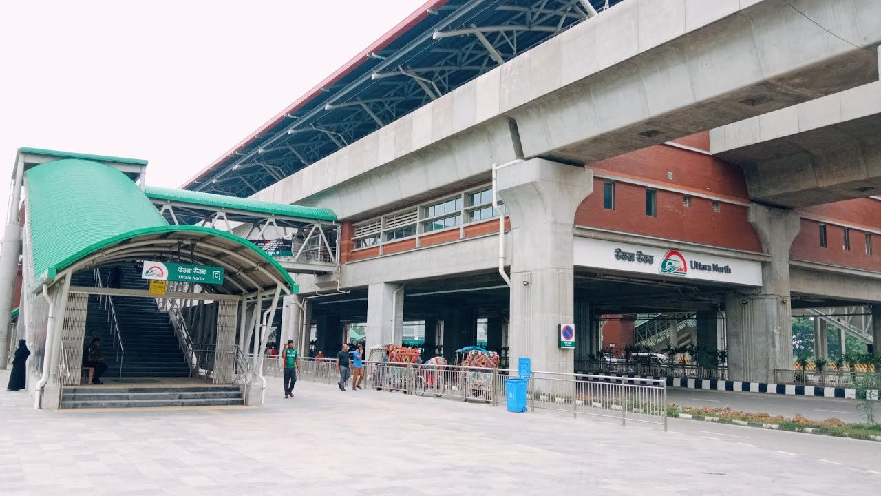 #Dhaka Metro Rail MRT Line-6 with our daily life🚇 - YouTube