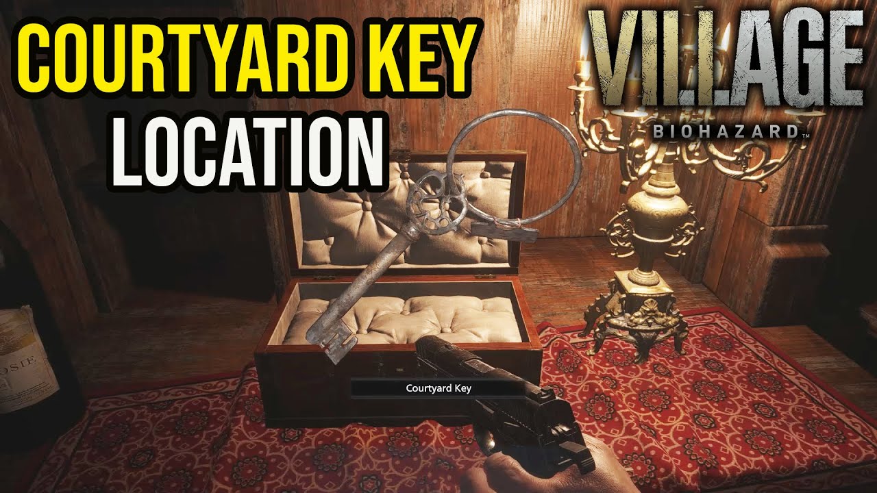 Courtyard Key Location - Resident Evil 8 Village - YouTube