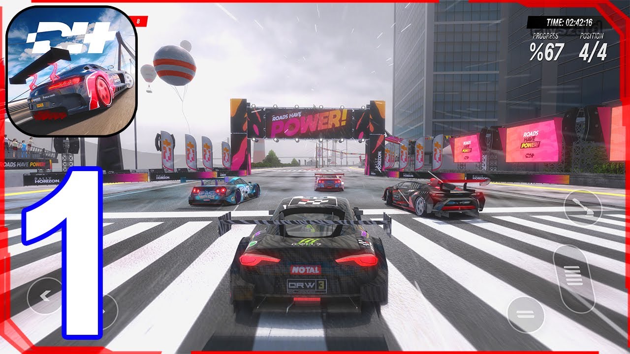 Rally Horizon - Gameplay Walkthrough Part 1 Tutorial Sprint,Circuit ...