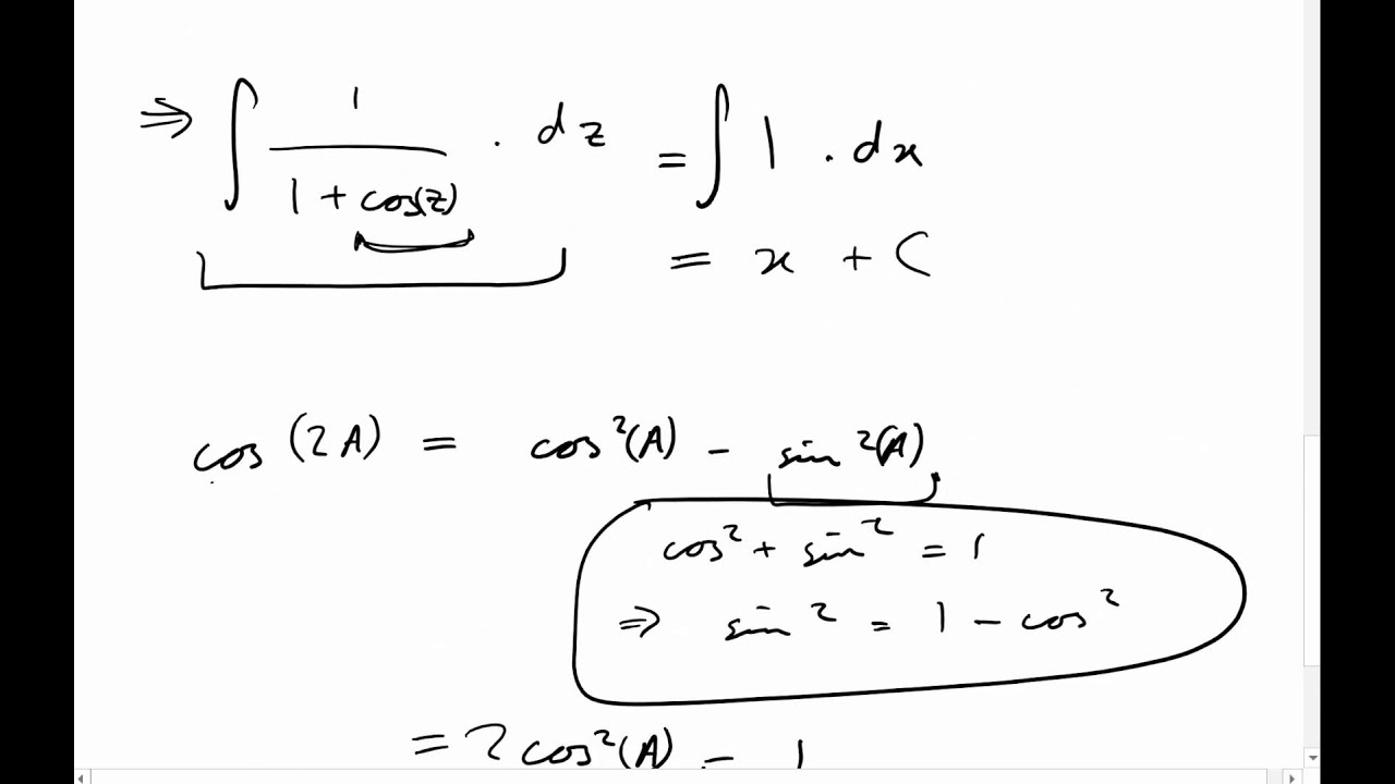Solving a 1st Order ODE by Substitution - YouTube