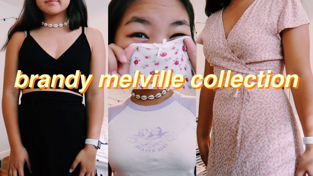 my HUGE brandy melville collection (TRY-ON) - YouTube