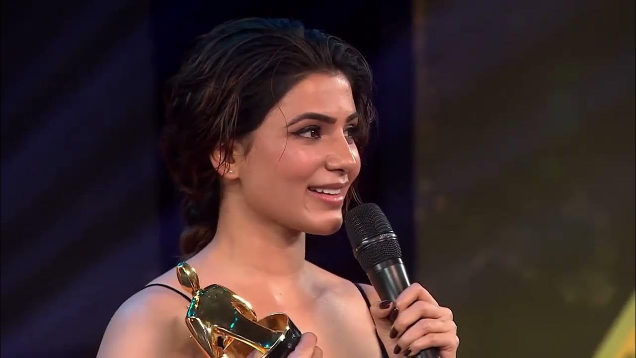 Samantha Ruth Prabhu Winning Speech || Critics’ Choice Awards 2022 - YouTube