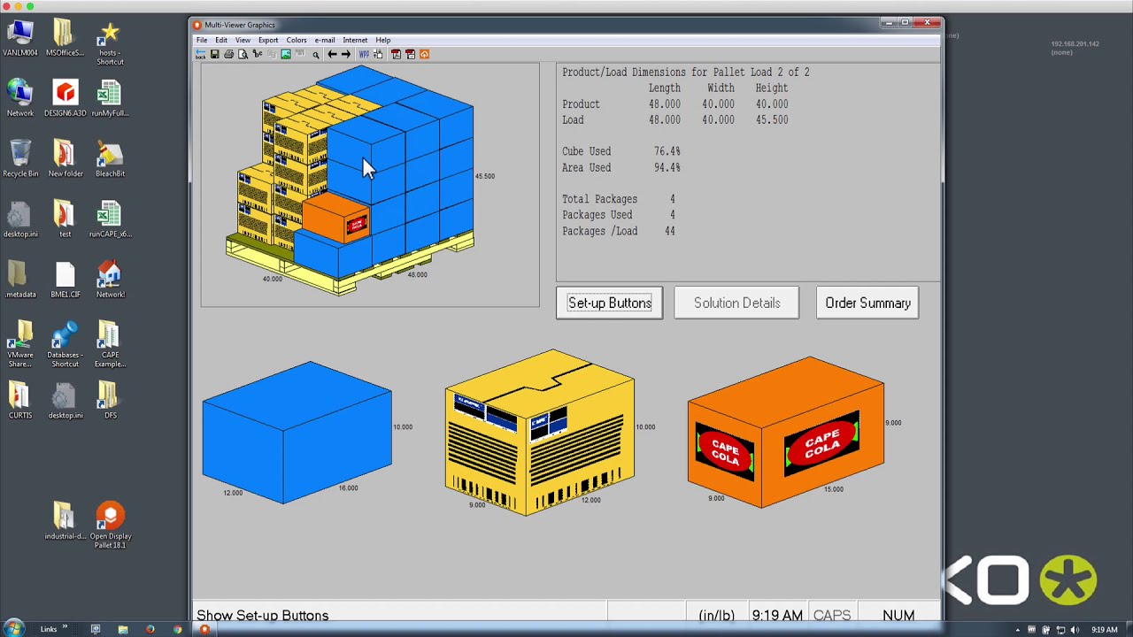 Esko Software Solutions: CapePack Display Pallet - YouTube