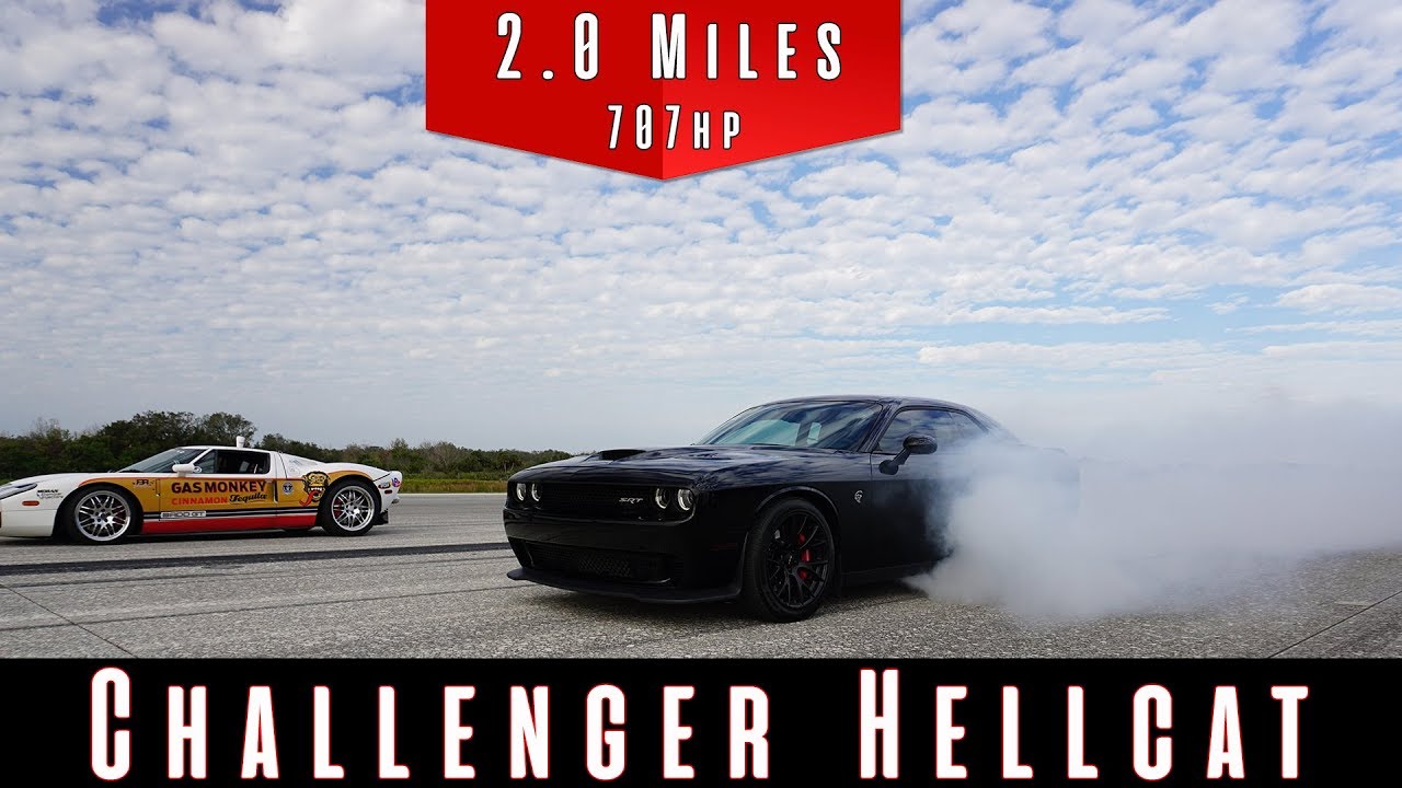 2016 Dodge Challenger SRT Hellcat (Top Speed Test) - YouTube