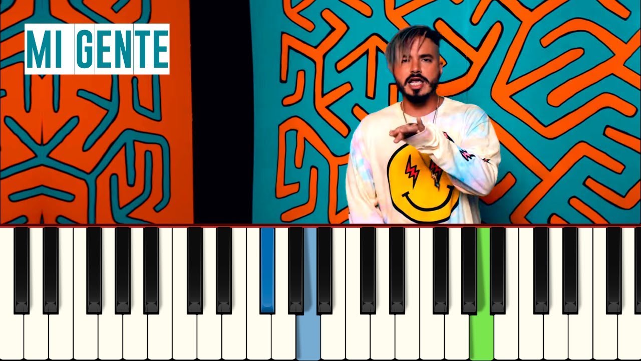 J Balvin, Willy William Mi Gente - Piano tutorial - Master Teclas - YouTube