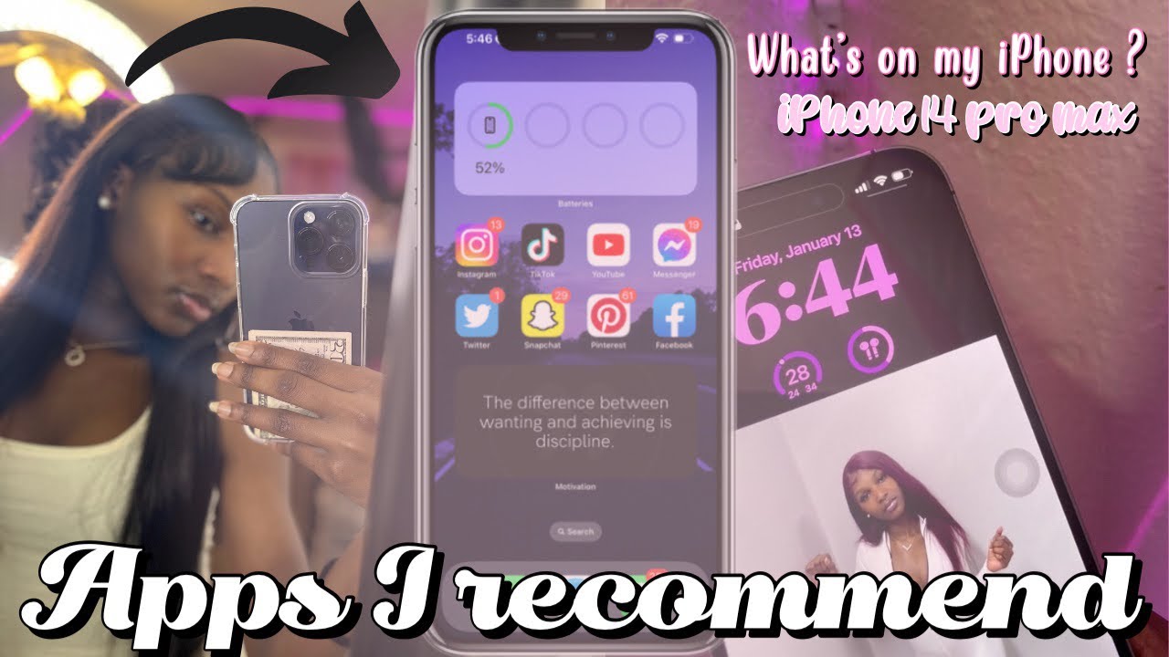 What’s on my iPhone 14 pro max| apps I recommend…. | *iOS 16 - YouTube