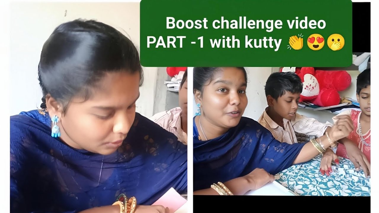 We are recreating childhood memories-boost game with chutties🥰# ...