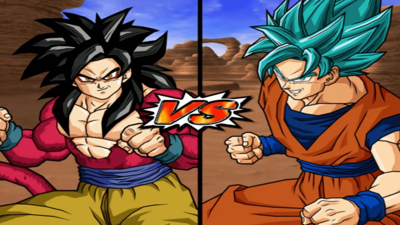 DBS BT4 Goku (GT) VS Goku (SUPER) - YouTube