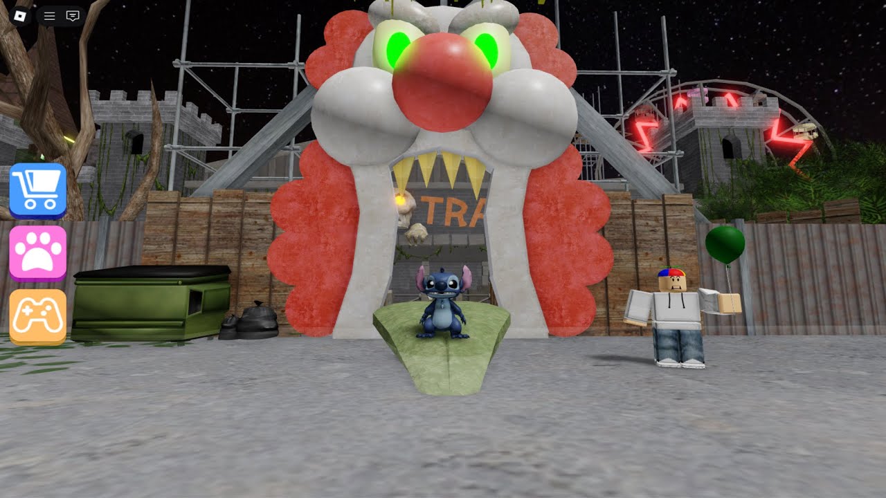 ESCAPING the EVIL CLOWN CARNIVAL in Roblox! (Stitch Horror Adventure ...