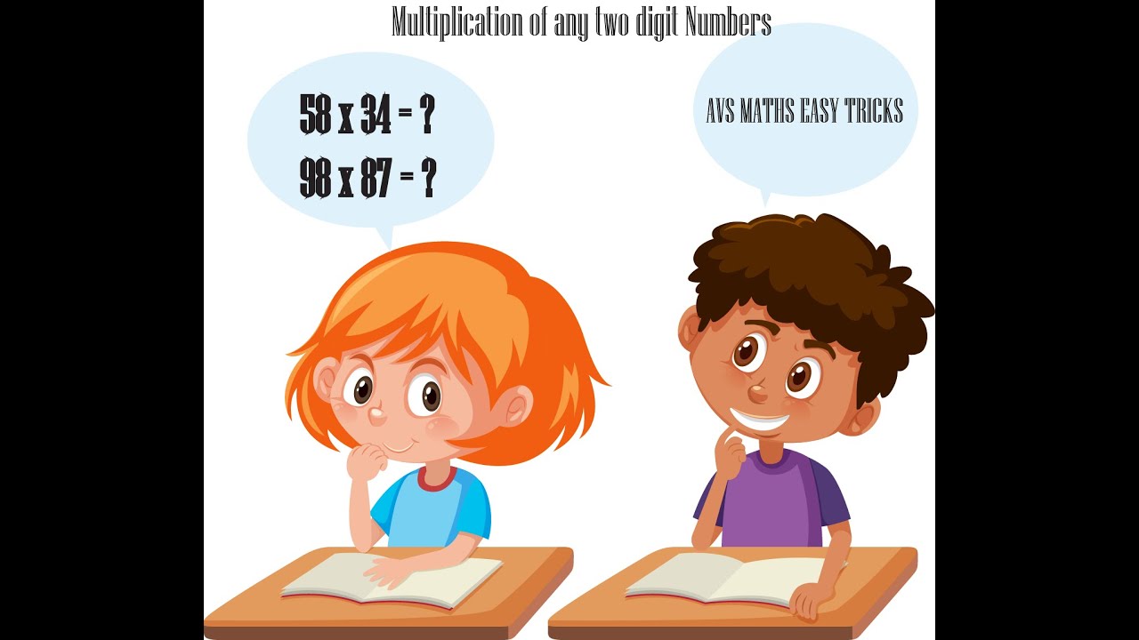 Easy way learn any two digits multiplication in 2 Secs for kids|prof ...