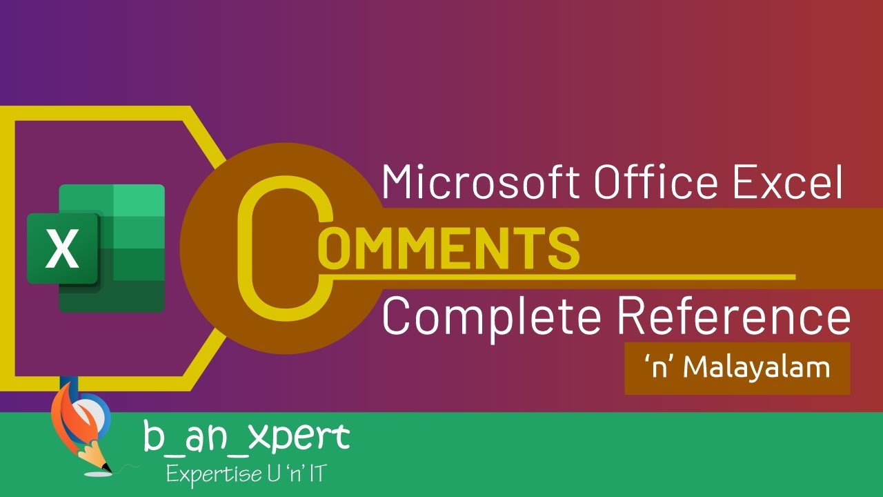 Comments In Excel be an expert Ranjith Kumar C R Complete Comments In Excel be an expert Ranjith Kumar C R Complete
