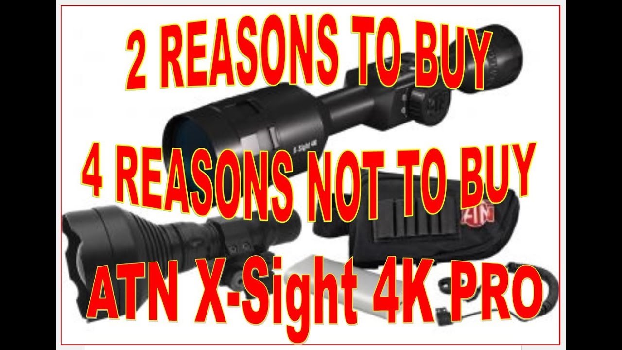 ATN X-SIGHT 4K PRO 5-20X: * MUST SEE * Range Day Pros & Cons - YouTube
