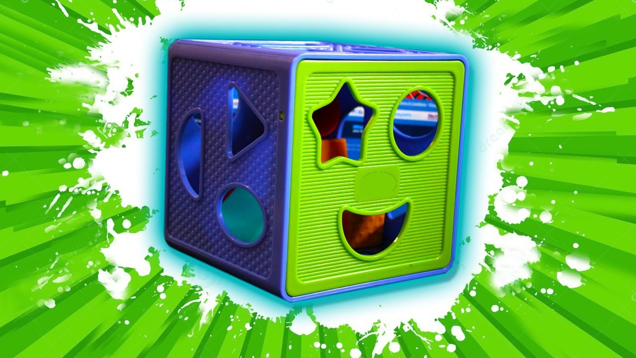 Cute KId Learning To Coordinate Shape Box - YouTube