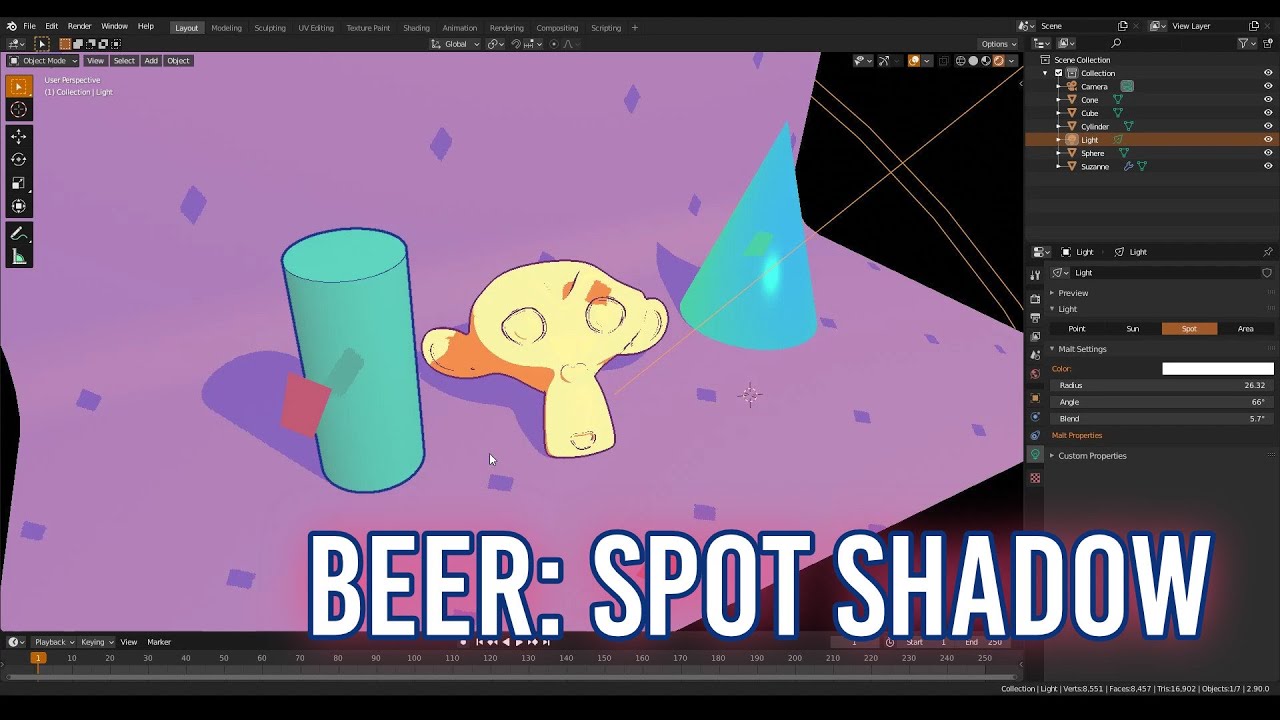 BEER Update: Spot Shadow - YouTube