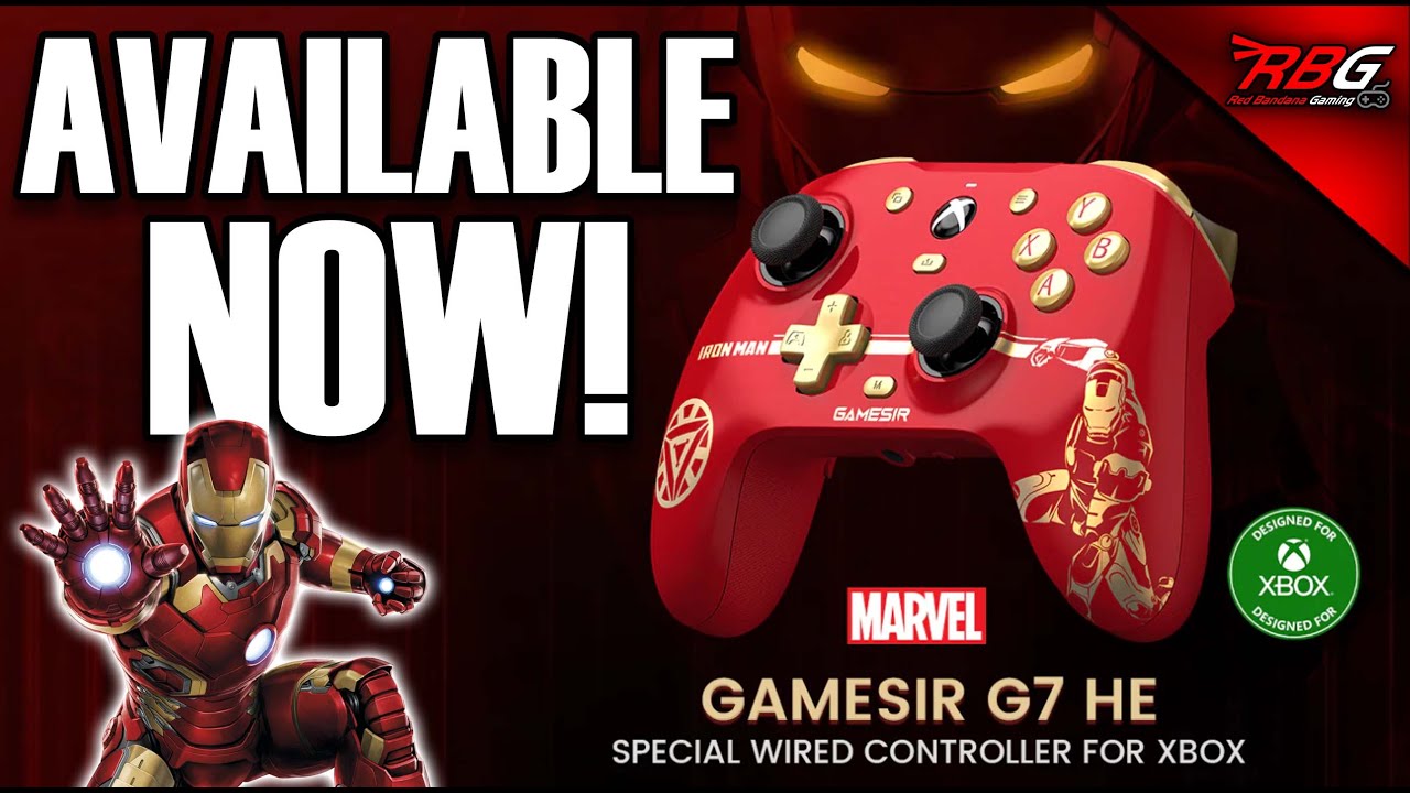 New Gamesir G7 HE Iron Man Edition & G7 SE Multi-Color Xbox Controllers ...